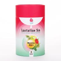 China Custom Powder Tea Packaging Paper Tube with Aluminum Foil Inner and Metal Lid 73mm for sale