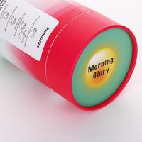 China Custom Powder Tea Packaging Paper Tube with Aluminum Foil Inner and Metal Lid 73mm for sale