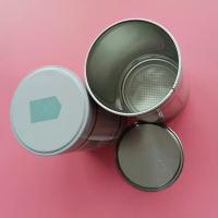 China Empty Round Airtight Coffee Tin Plate Cans Tinplate Tea Packaging Tin Box for sale