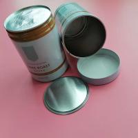 China Empty Round Airtight Coffee Tin Plate Cans Tinplate Tea Packaging Tin Box for sale