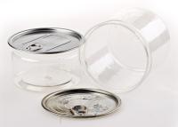 China Aritight Clear Plastic Packaging Tubes , Blowing Easy Open End PET Tube for sale