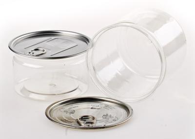 China Aritight Clear Plastic Packaging Tubes , Blowing Easy Open End PET Tube for sale