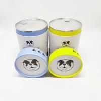 China Custom Airtight Kraft Paper Can for Pet Treats 83.3mm Diameter CMYK Printing for sale