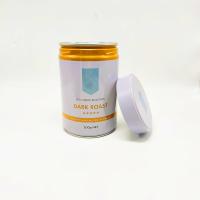 China Airtight Tin Plate Cans 200g Coffee Powder Tea Packaging Tin Jar for sale