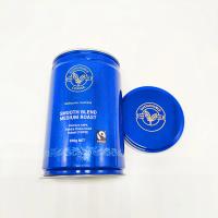 China Custom Printed Round Tin Plate Cans 99mm/83mm Diameter with Aluminum Foil Lid and Colorful Screw Tube Packaging for sale