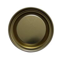 China Custom Food Grade Tinplate Movable Lids for Paper Tubes - 59.5mm to 124mm Diameter with Embossing Logo Options for sale