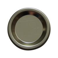China Custom Food Grade Tinplate Movable Lids for Paper Tubes - 59.5mm to 124mm Diameter with Embossing Logo Options for sale
