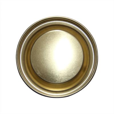 China Custom Tinplate Stretch Lids for Wine Paper Tubes 53mm to 124mm Diameter for sale