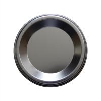 China Embossing Colored Food Grade OEM Tin Can Cap for Paper Tube Packaging - 49mm to 153.3mm Diameter Options with FDA-SGS Certification for sale