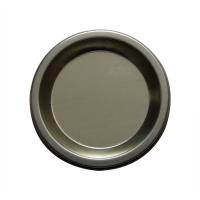 China Custom Tinplate Stretch Lids for Wine Paper Tubes 53mm to 124mm Diameter for sale
