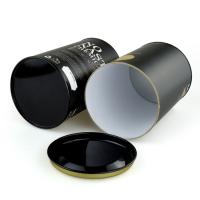 China Custom Tinplate Stretch Lids for Wine Paper Tubes 53mm to 124mm Diameter for sale