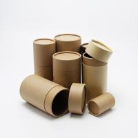 China Custom Printed Kraft Paper Tube Packaging - 28-153mm Diameter Recyclable Tea Coffee Containers with FDA SGS Certification for sale