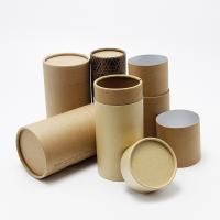 China Custom Printed Kraft Paper Tube Packaging - 28-153mm Diameter Recyclable Tea Coffee Containers with FDA SGS Certification for sale