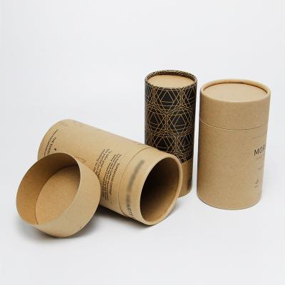 China OEM Custom Kraft Paper Tube Cylinder Box Packaging for Snack Toy Food 5000pcs MOQ for sale