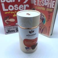 China Food Grade Kraft Paper Coffee Bean Can Round Tube Packaging Moisture Proof 83.3mm for sale