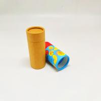 China Eco Friendly Kraft Paper Push Up Tube 83.3mm Diameter for Lip Balm Deodorant Stick Packaging for sale