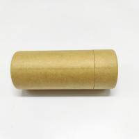 China Eco Friendly Kraft Paper Push Up Tube 83.3mm Diameter for Lip Balm Deodorant Stick Packaging for sale