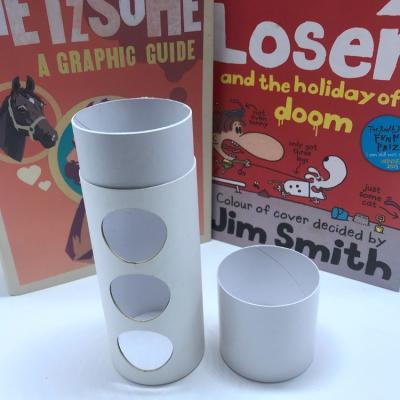 China Eco - Friendly Paper Cans Packaging Window Gift Paper Tube for sale