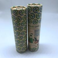 China Coffee Paper Cans Packaging Round Cylinders Food Container Custom Logo for sale