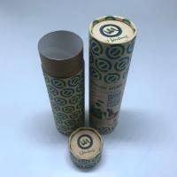 China Coffee Paper Cans Packaging Round Cylinders Food Container Custom Logo for sale