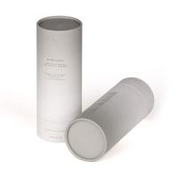 China OEM White Cosmetic Cardboard Tube Packaging 16.8mm to 225mm Diameter with Silk Screen Printing for sale