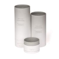 China OEM White Cosmetic Cardboard Tube Packaging 16.8mm to 225mm Diameter with Silk Screen Printing for sale