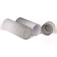 China OEM White Cosmetic Cardboard Tube Packaging 16.8mm to 225mm Diameter with Silk Screen Printing for sale