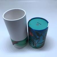 China Biodegradable Green Kraft Paper Tube Recycled Cylinder Mailing Packaging for sale