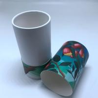 China Biodegradable Green Kraft Paper Tube Recycled Cylinder Mailing Packaging for sale