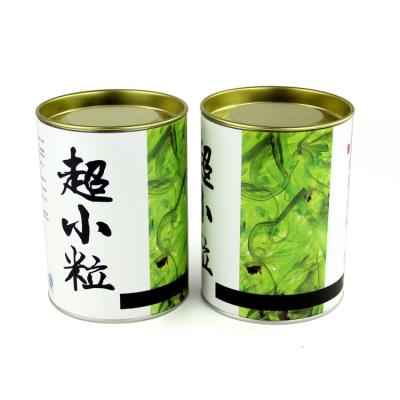 China Round Paper Tea Tube with Metal Lid 99mm Diameter Eco-Friendly Packaging for sale