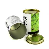 China Food Grade Paper Tube with Iron Cap for Tea Coffee Packaging 16mm to 150mm Diameter for sale