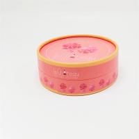 China Round Cardboard Apparel Packaging Paper Boxes for T-Shirt Clothes Skincare 52.3mm Diameter for sale
