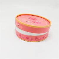 China Round Cardboard Apparel Packaging Paper Boxes for T-Shirt Clothes Skincare 52.3mm Diameter for sale