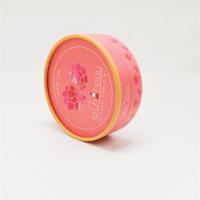 China Round Cardboard Apparel Packaging Paper Boxes for T-Shirt Clothes Skincare 52.3mm Diameter for sale