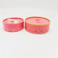 China Round Cardboard Apparel Packaging Paper Boxes for T-Shirt Clothes Skincare 52.3mm Diameter for sale