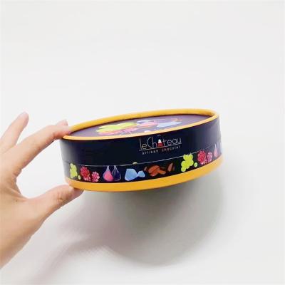 China Custom Paper Tube Packaging Can 153mm Diameter Food Grade Kraft Cylinder Box with Custom Logo for sale