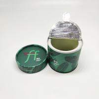 China Custom Kraft Paper Tube Packaging with Peel Off Airtight Lid 83.3mm Diameter for sale
