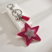 China GUGEER Star Charm Keychain - Cute Bag Purse Handbag Accessories - Tassel Key Chain for Women Men for sale