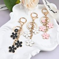 China GUGEER Cute Flower Initial Letter Keychain for Women, Flower Charms, Bag & Purse Charms for Handbags & Backpacks Accessories for sale