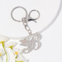 China GUGEER Simple Design Alphabet Letter Keychain Cute Bag Charm Key Pendant for Mother’s Day Christmas Valentine Gift for sale