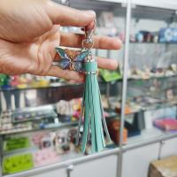 China GUGEER Exquisite Butterfly Keychain Charm Pendant Decorative Key Ring Sweet Gift for Birthday Holiday Graduation for sale