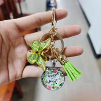 China GUGEER Personalized logo Exquisite Butterfly Keychain,Tassel Pendant Keychain Fashion Key Ring Decorative Bag Accessory for Women Ladies for sale