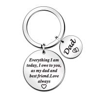 China GUGEER Father's Day Gifts for Dad from Daughter Son, Dad Birthday Gift Drive Safe Keychain for Him Father Papa Gifts Dad Gift from Daughter Son Father's Day Gift for Husband from Wife for sale