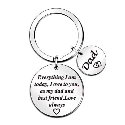 China GUGEER Father's Day Gifts for Dad from Daughter Son, Dad Birthday Gift Drive Safe Keychain for Him Father Papa Gifts Dad Gift from Daughter Son Father's Day Gift for Husband from Wife for sale