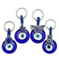 China GUGEER Blue Evil Eye Hanging Decoration Nazar Amulet Wall Hanging Home Protection and Blessing Decor (Butterfly-A) for sale