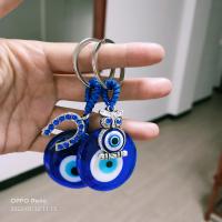 China GUGEER Blue Evil Eye Hanging Decoration Nazar Amulet Wall Hanging Home Protection and Blessing Decor (Butterfly-A) for sale