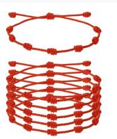 China GUGEER Original 7 Chakra Red Knotted Bracelet - Against Evil Eye - Red Thread Protection Negative Energy - Good Luck Charm - Woman Man Kids Couple Friends for sale