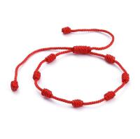 China GUGEER Red Rope Bracelet with 7 Chakras, Amulet of Protection and Good Luck Adjustable Handmade for Women Men Symbol of Friendship for sale