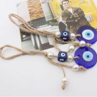 China GUGEER Blue evil eye Bag Charms Home Protection Charm - Evil Eye Wall Decor - Turkish Nazar Amulet for sale