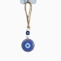 China GUGEER Bag Charms Purse Charms Blue Turkish Eye, Evil Eye Blessing Gift 5 cm Amulet Pendant Protection Good Luck Charms for Hanging Lucky Amulet for Home Office and Car Decoration for sale